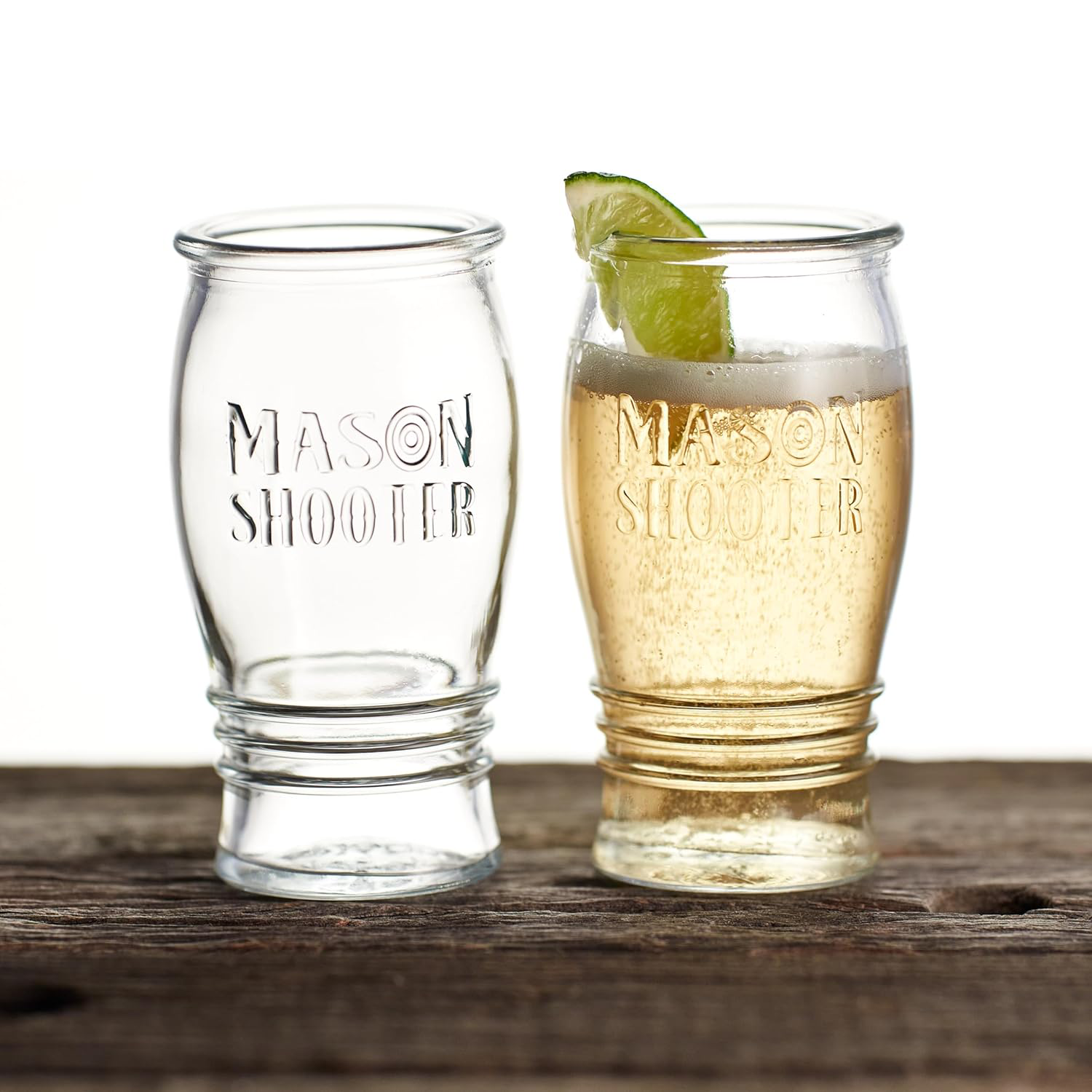 5oz Mason Pilsner Pint Glasses (Set of 6)